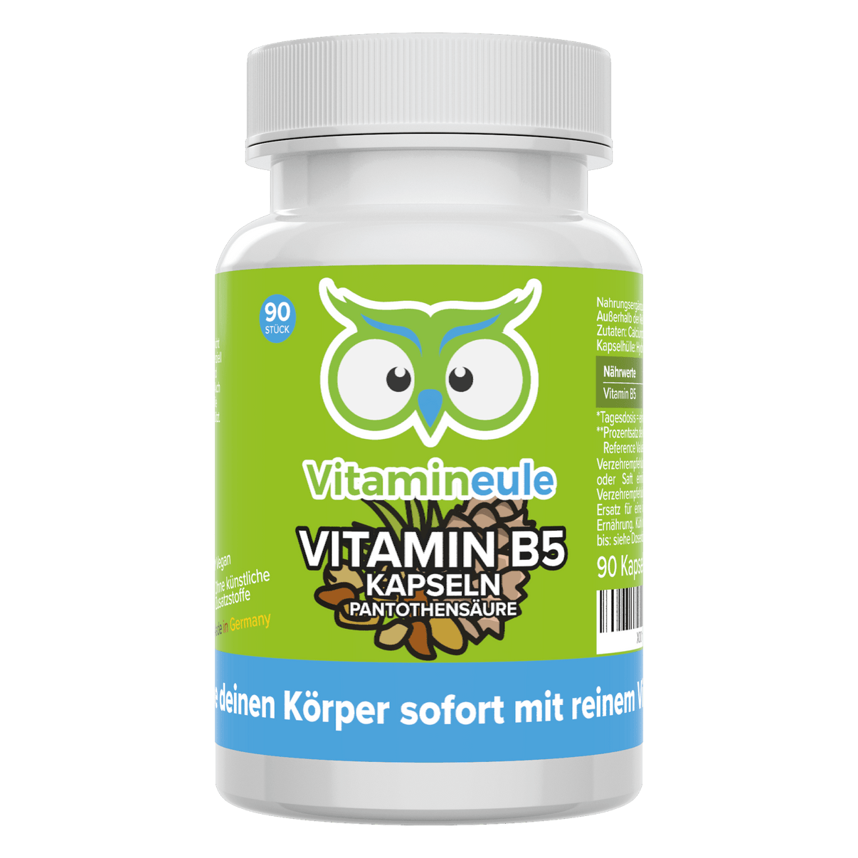 Vitamin B5 Capsules – Mach Dich Wach! GmbH