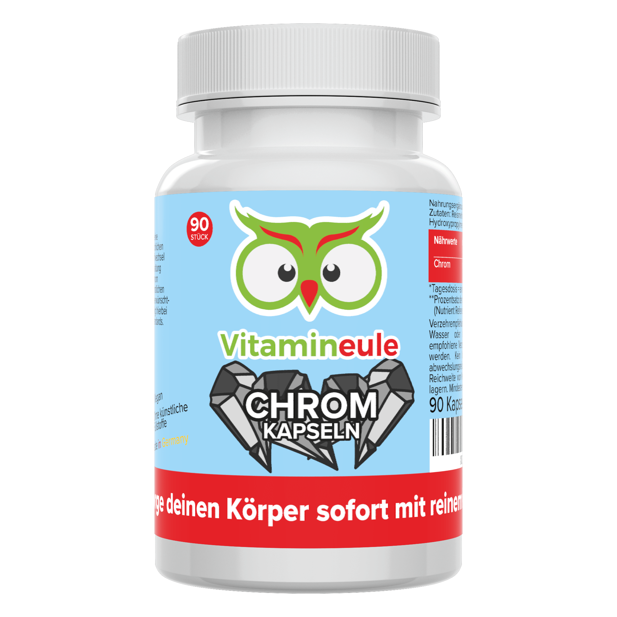 Buy Chromium Capsules | High Dose | Vitamineule® – Mach Dich Wach! GmbH