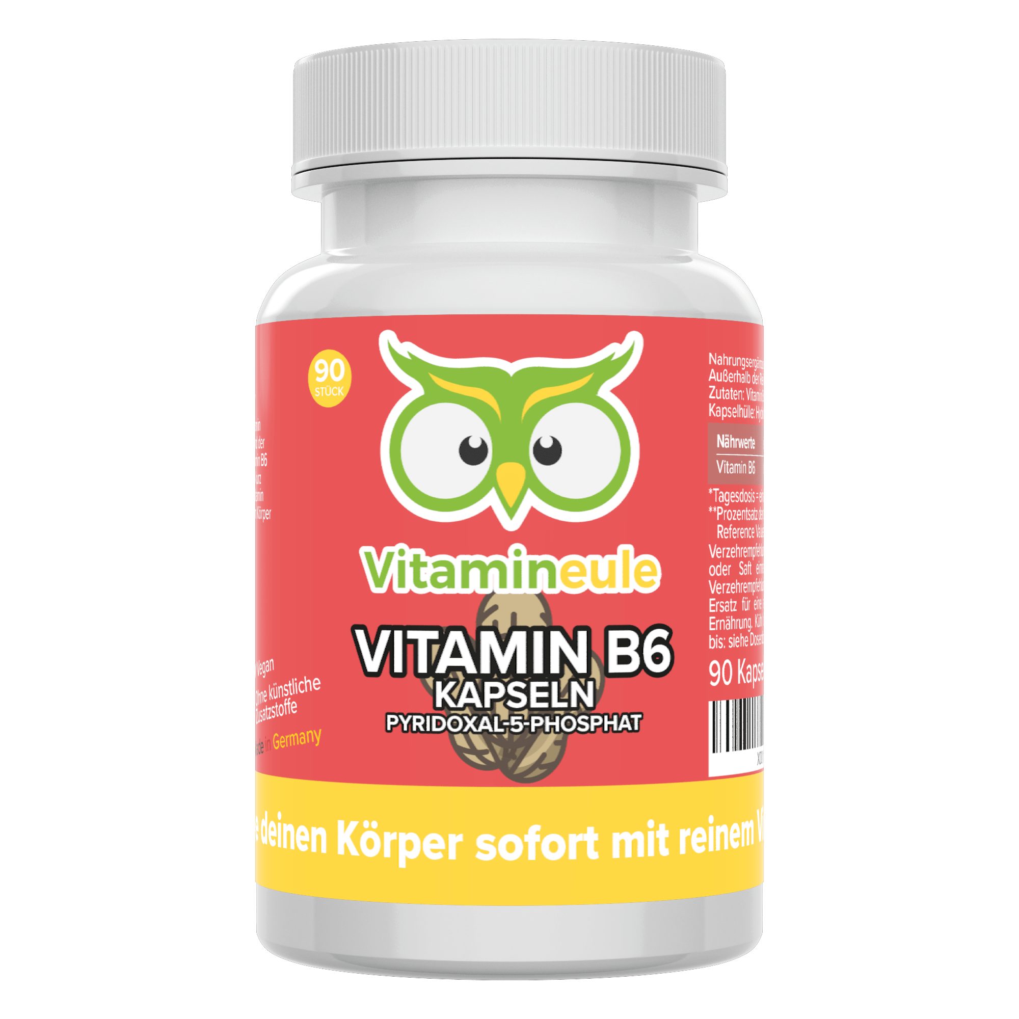 Buy Vitamin B6 capsules capsules | high dosage 25mg | Vitamin Owl ...